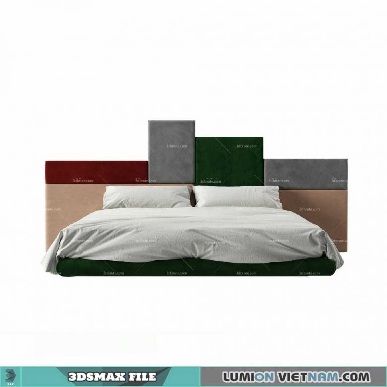 BED [3DS MAX MODEL] - 3D Models