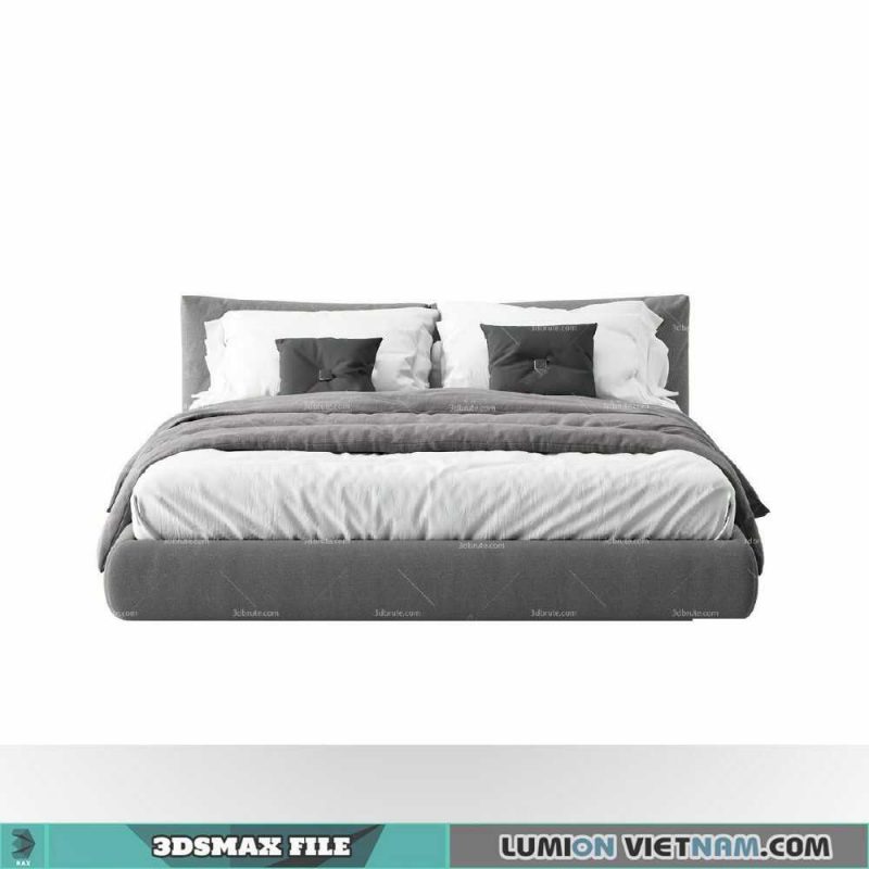 BED [3DS MAX MODEL] - 3D Models