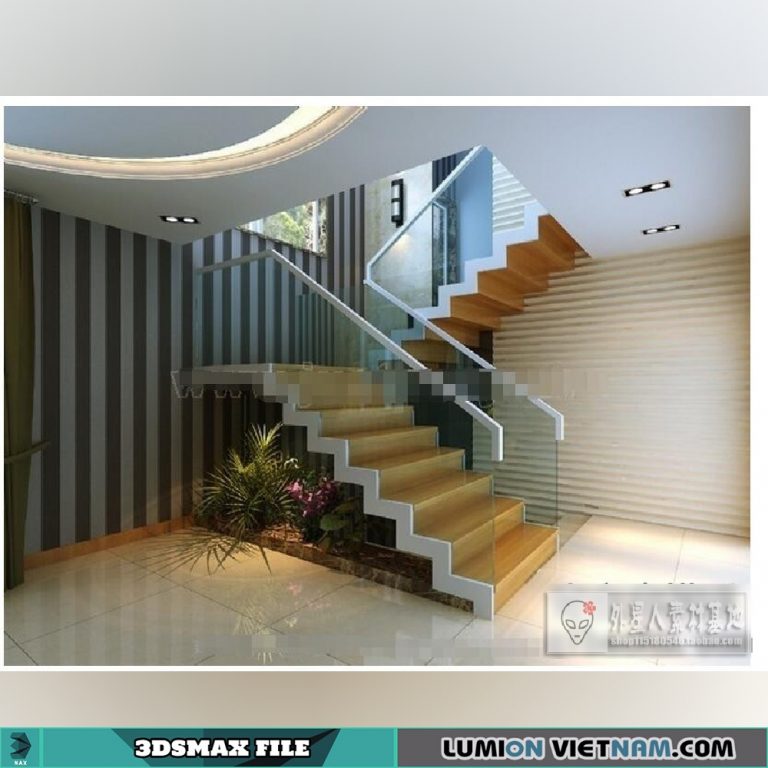 STAIRCASE - 3DSMAX MODELS FREE DOWNLOAD - 3D Models