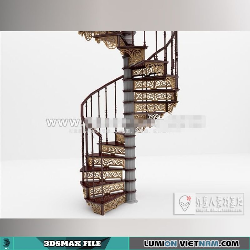 STAIRCASE - 3DSMAX MODELS FREE DOWNLOAD - 3D Models