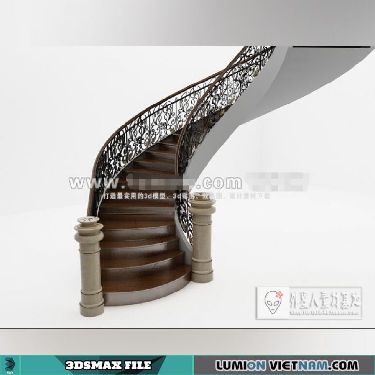 STAIRCASE - 3DSMAX MODELS FREE DOWNLOAD - 3D Models