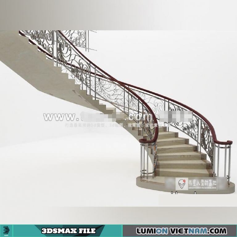 STAIRCASE - 3DSMAX MODELS FREE DOWNLOAD - 3D Models