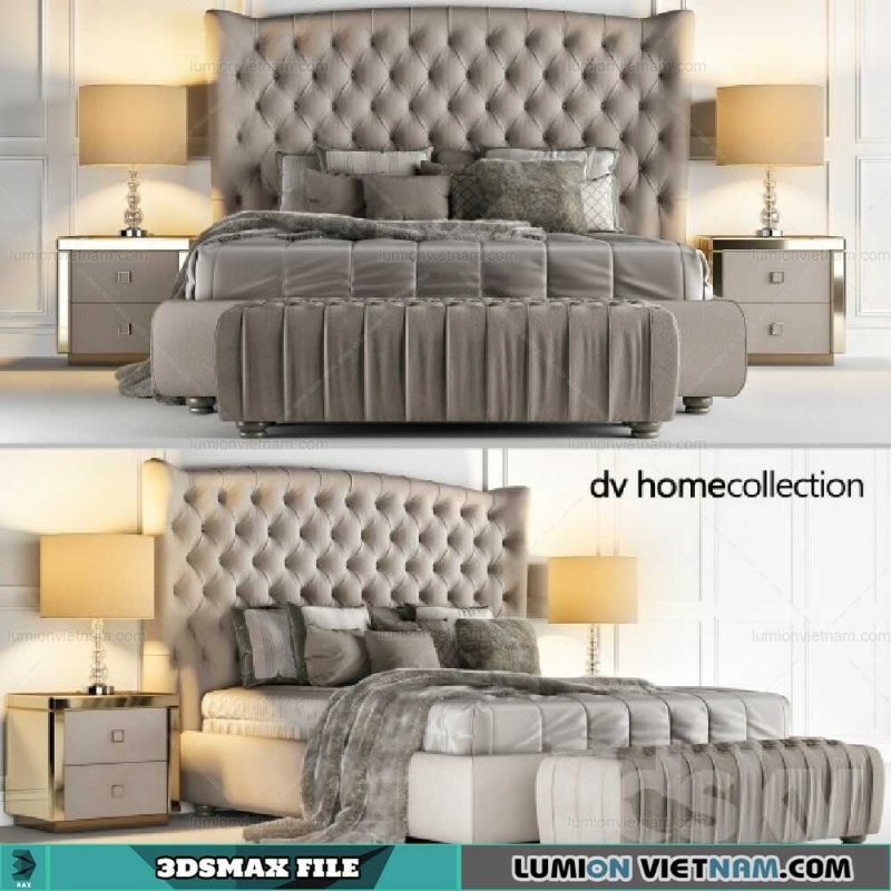 BED [3DS MAX MODEL] - 3D Models