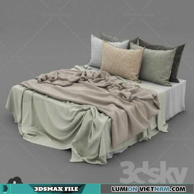 BED [3DS MAX MODEL] - 3D Models