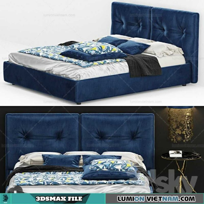 BED [3DS MAX MODEL] - 3D Models