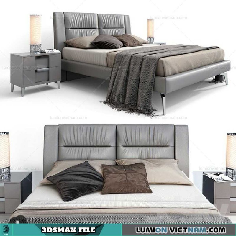 BED [3DS MAX MODEL] - 3D Models