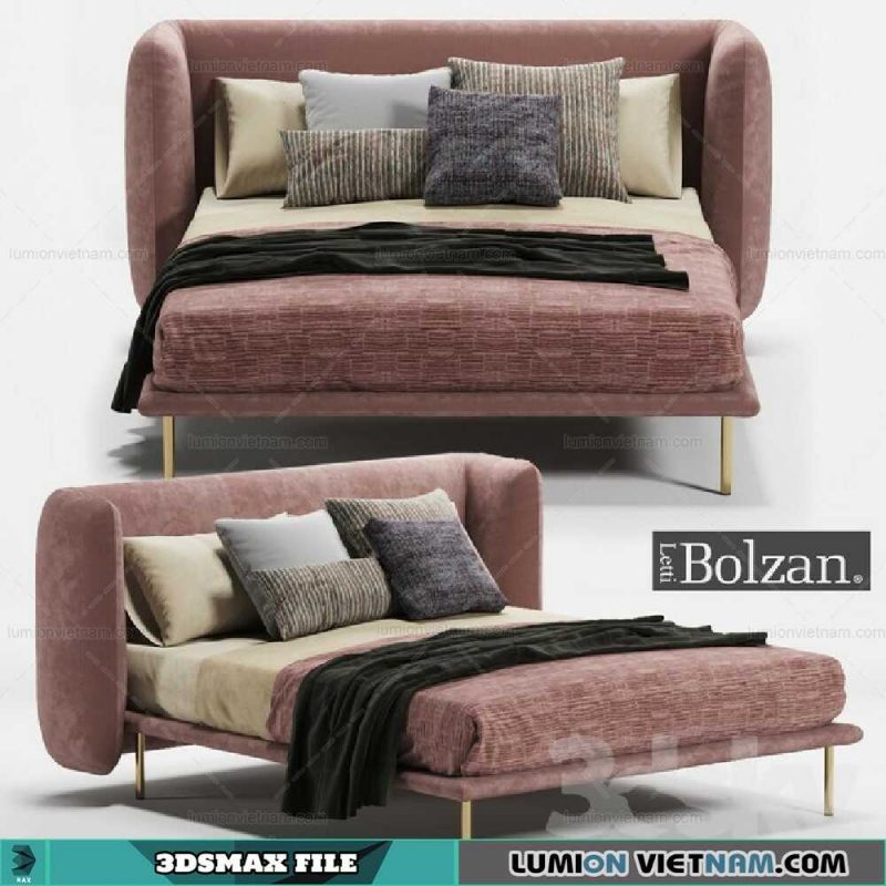 BED [3DS MAX MODEL] - 3D Models