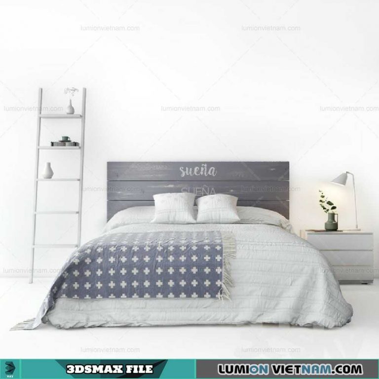 BED [3DS MAX MODEL] - 3D Models