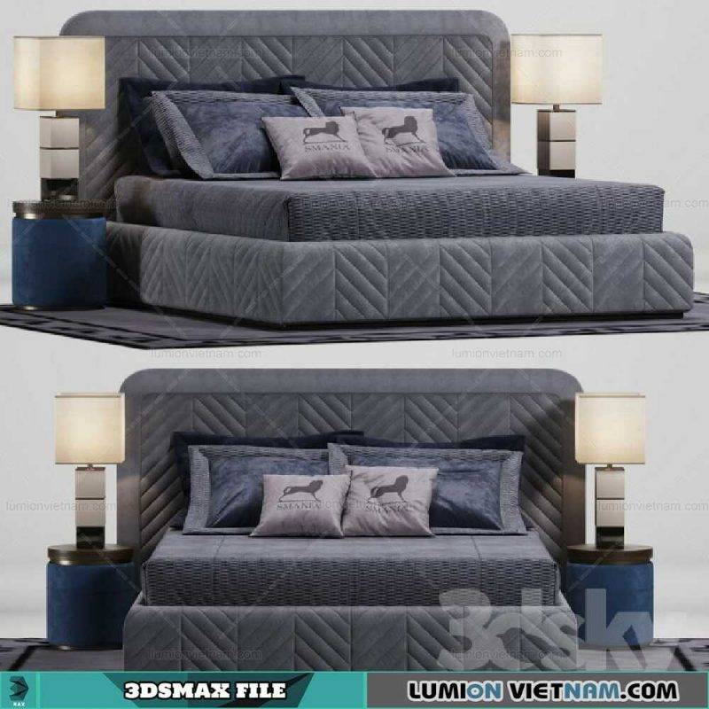 BED [3DS MAX MODEL] - 3D Models
