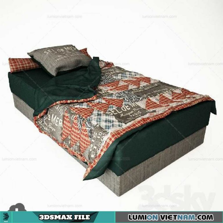 BED [3DS MAX MODEL] - 3D Models