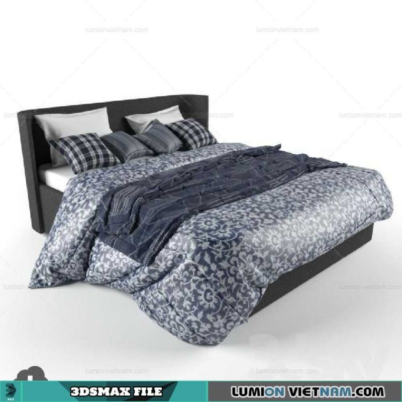 BED [3DS MAX MODEL] - 3D Models