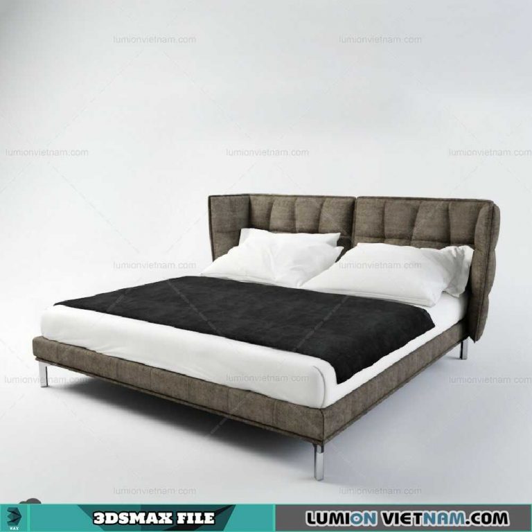 BED [3DS MAX MODEL] - 3D Models