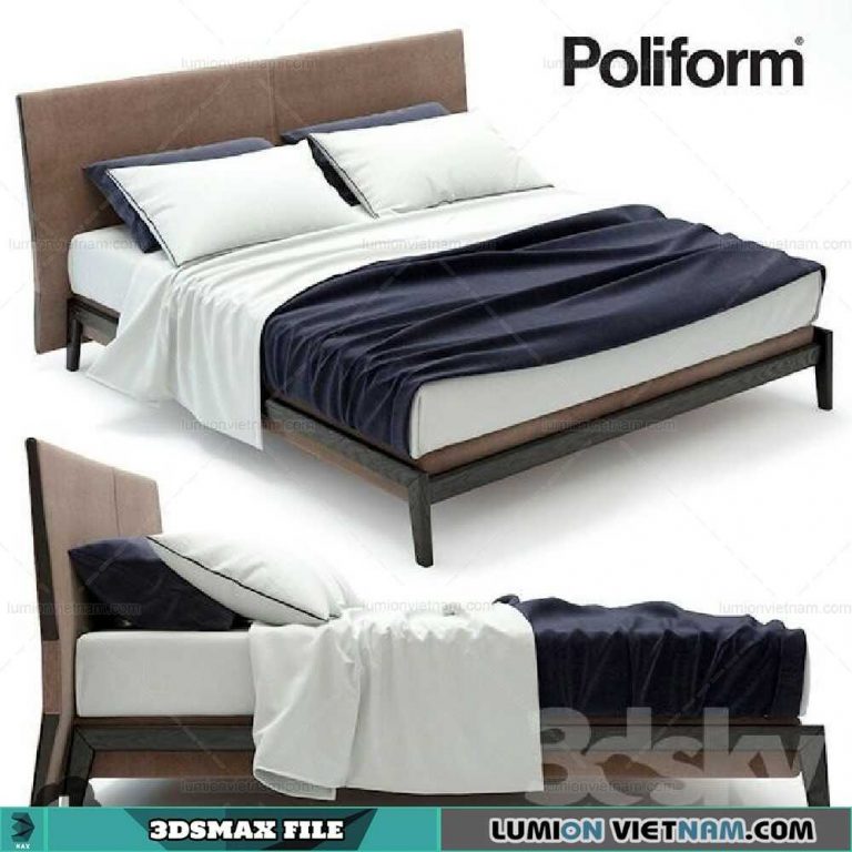 BED [3DS MAX MODEL] - 3D Models