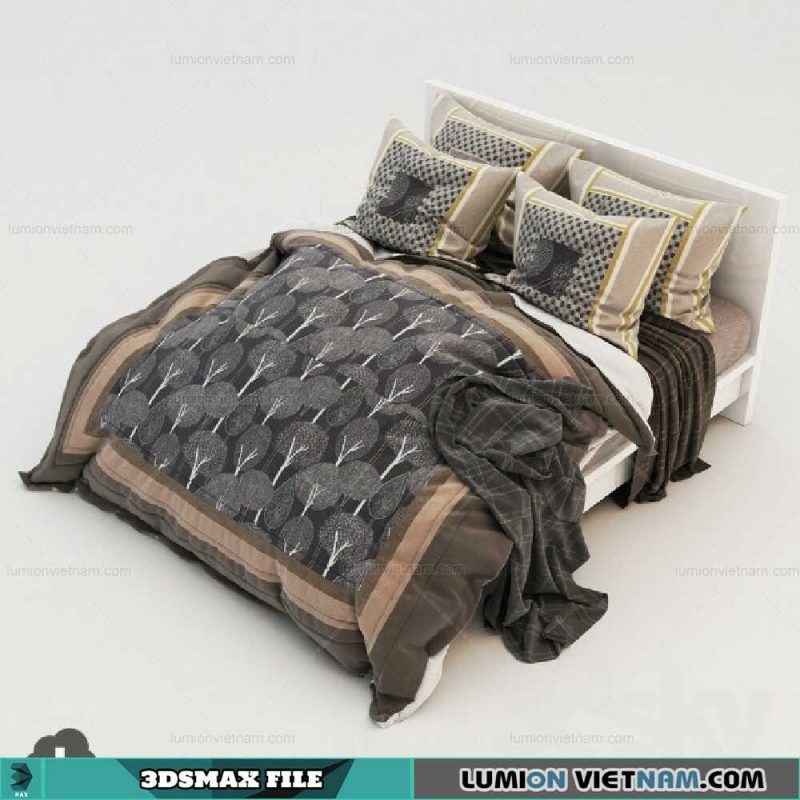 BED [3DS MAX MODEL] - 3D Models