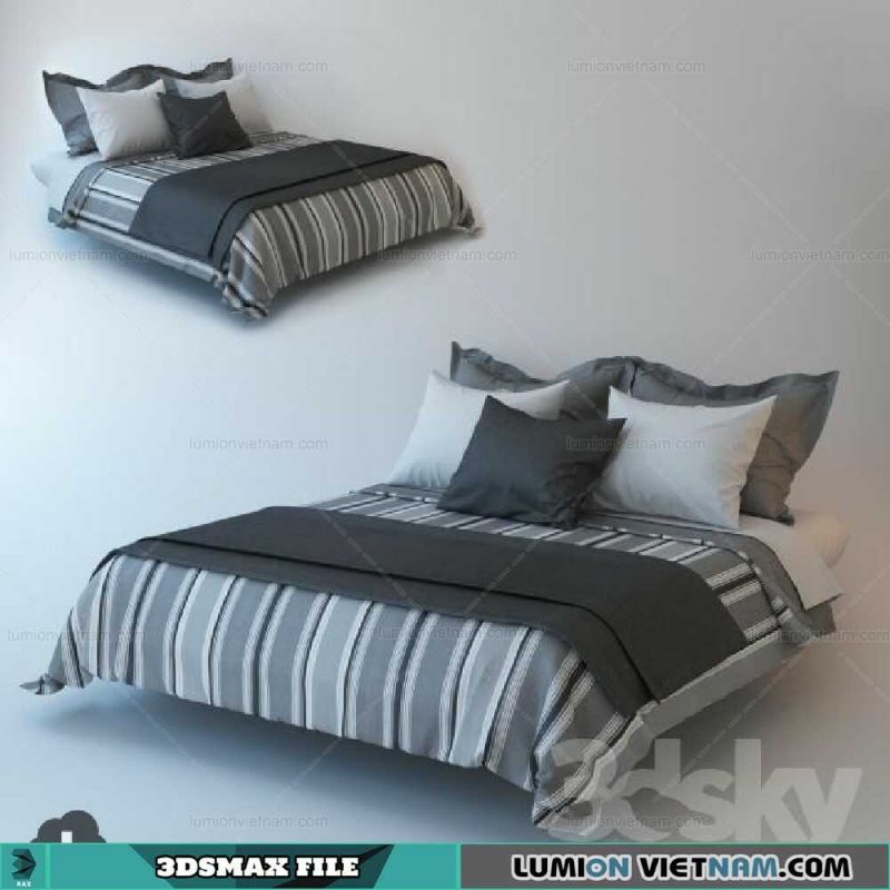 BED [3DS MAX MODEL] - 3D Models