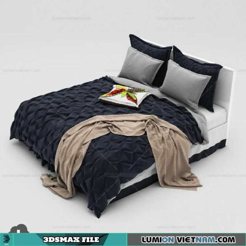 BED [3DS MAX MODEL] - 3D Models