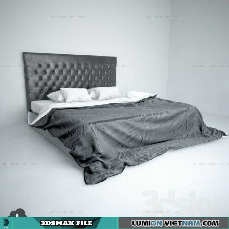 BED [3DS MAX MODEL] - 3D Models