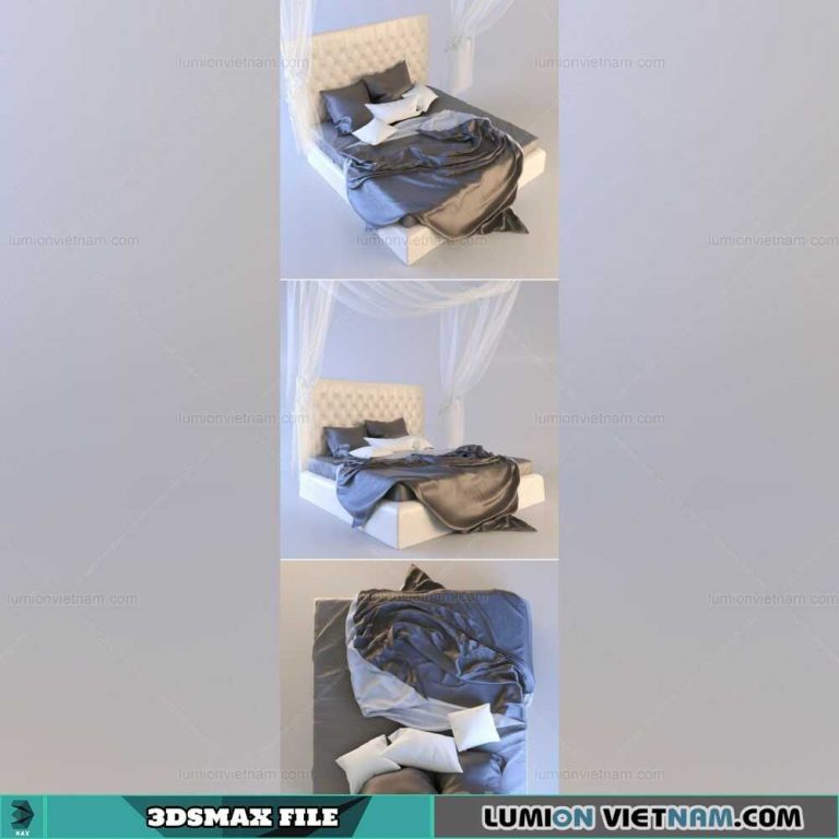 BED [3DS MAX MODEL] - 3D Models