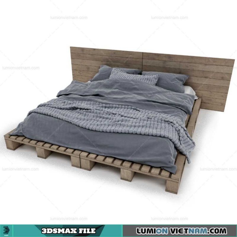 BED [3DS MAX MODEL] - 3D Models