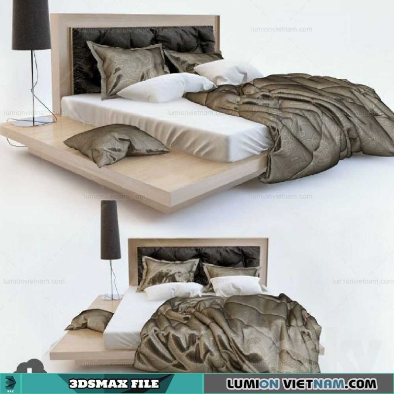 BED [3DS MAX MODEL] - 3D Models