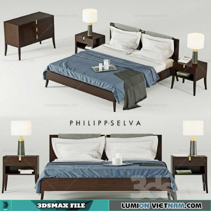 BED [3DS MAX MODEL] - 3D Models