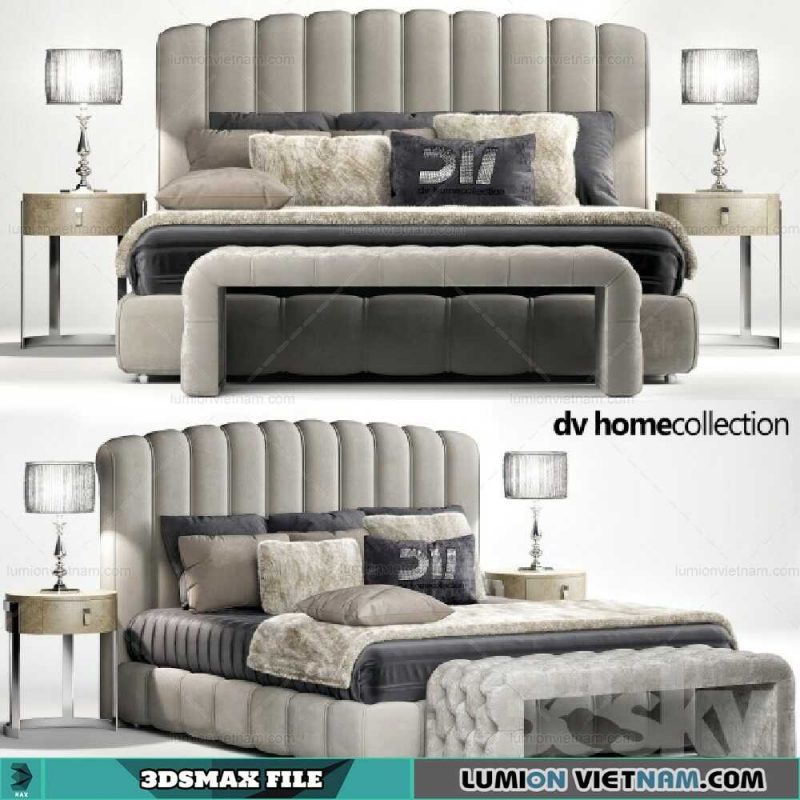 BED [3DS MAX MODEL] - 3D Models